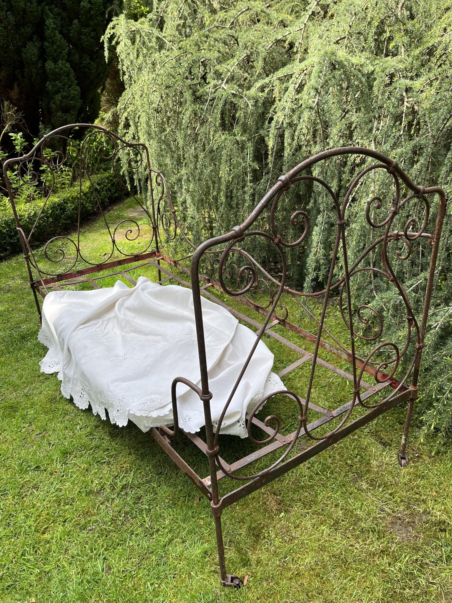 Cast iron French 19 Th Century bed - Antiquites Francaises